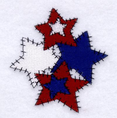 Country Star ClusterEmbroidery Design - EmbroideryDesigns